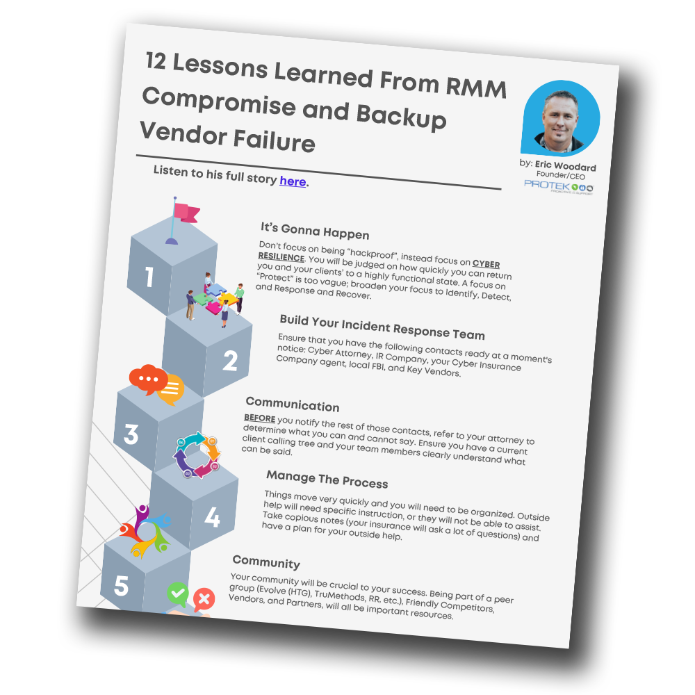 Top 12 Lessons from a MSP Ransomware Attack - Download